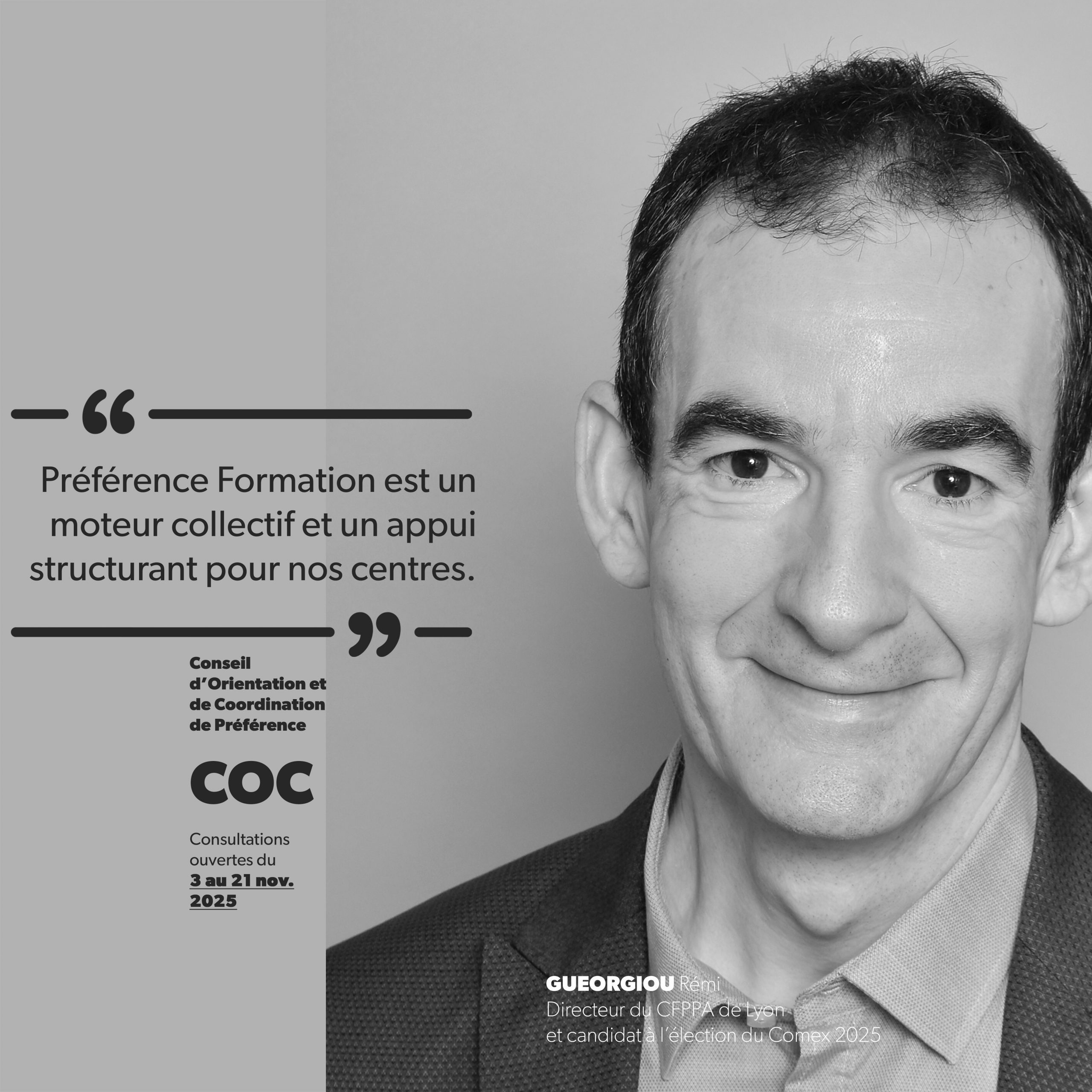 Rémi Gueorgiou, directeur du CFPPA de Lyon et candidat à l’élection du ...